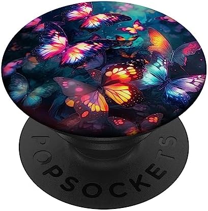 Amazon.com: Monarch butterflies PopSockets PopGrip: Swappable Grip for ...