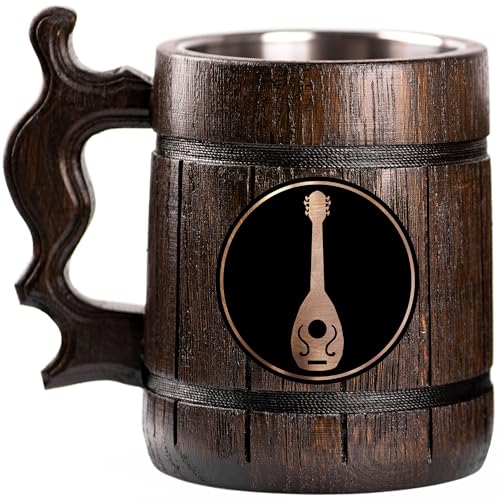 Amazon.com: Dungeons and Dragons DnD Bard Custom Beer Mug, Personalized ...