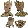 Unique Shape Marvel Avengers Infinity War Pot Groot Wooden Look Tree ...
