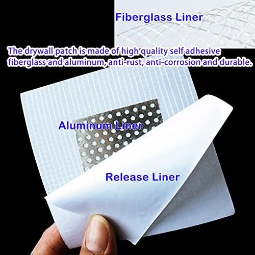 Snapklik.com : 8 Inch Drywall Repair Patch, Wall Patch Repair Kit, Self ...