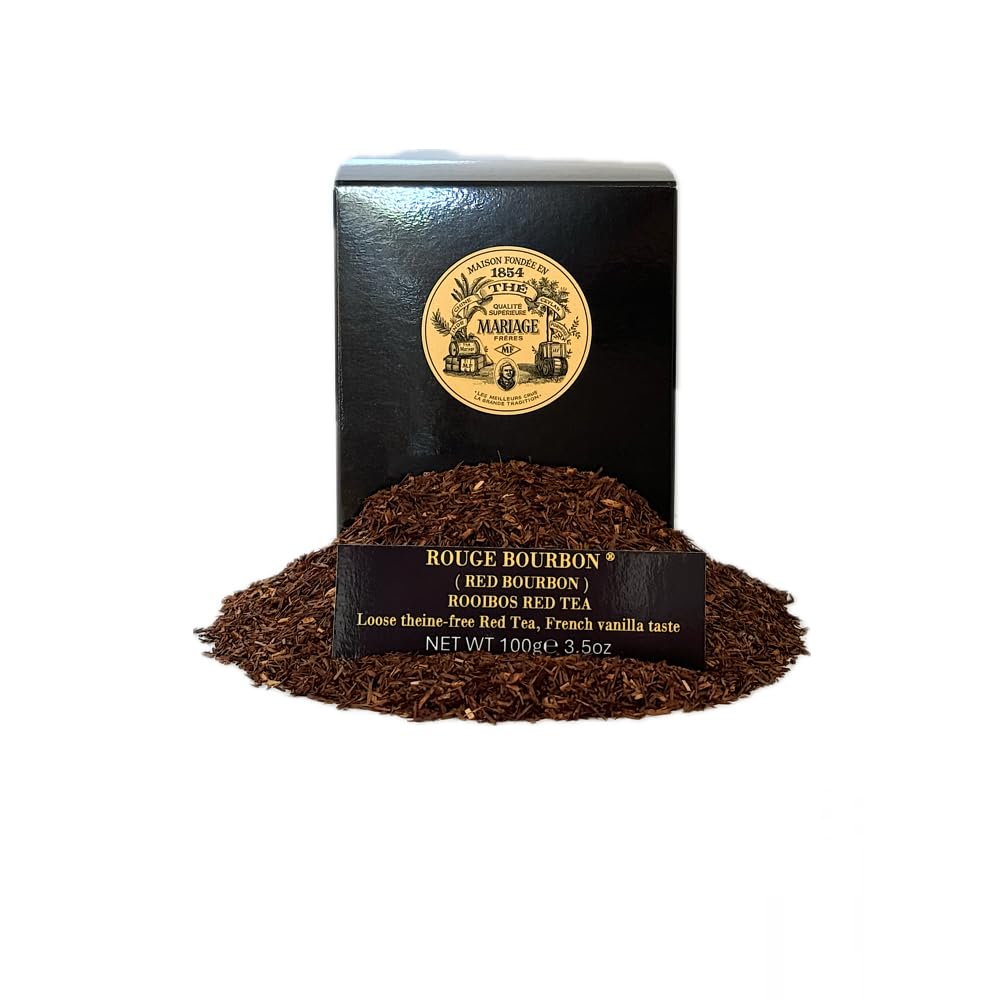 Amazon.com : Mariage Freres, Red Tea, Rouge Bourbon 100g 3.5oz Loose ...