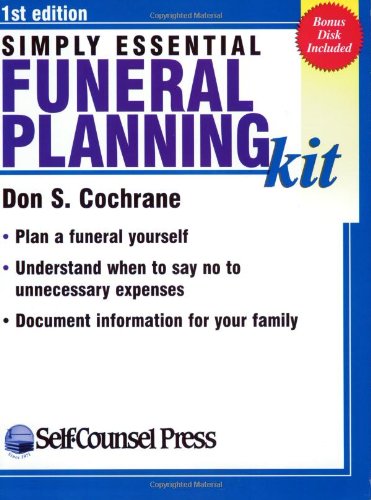 Simply Essential Funeral Planning Kit: Cochrane, Don S.: 9781551803821 ...