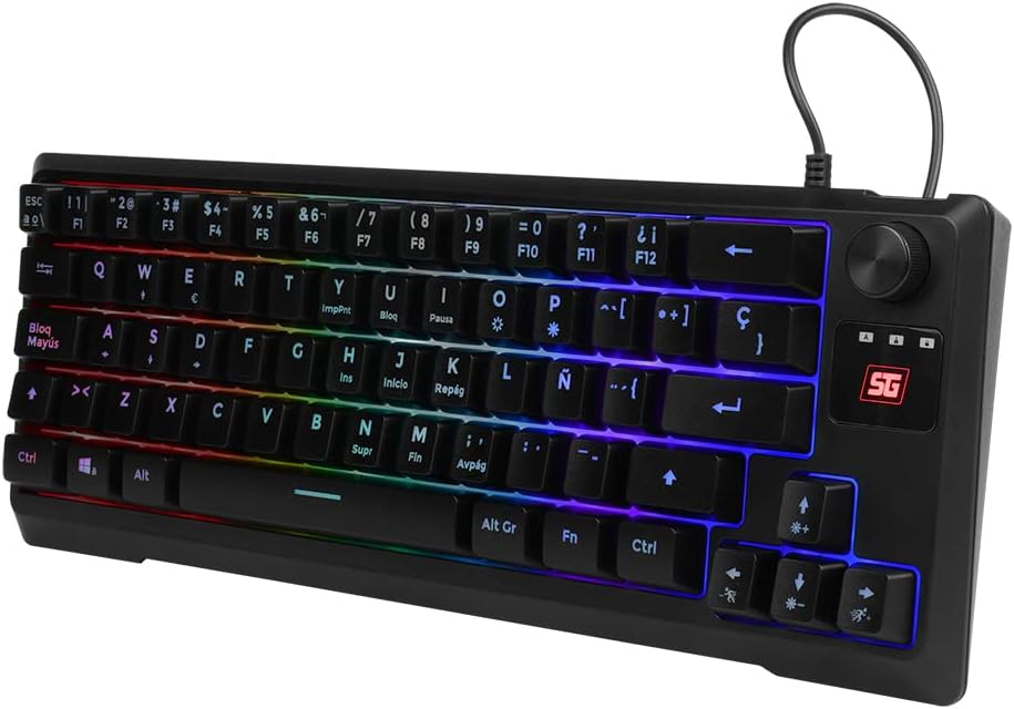 Vorago Start The Game KB-506 Teclado Gamer 65% Tenkeyless Keyboard ...