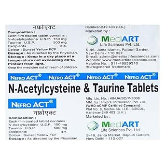 Nefro Act - Strip of 10 Tablets : Amazon.in: Health & Personal Care
