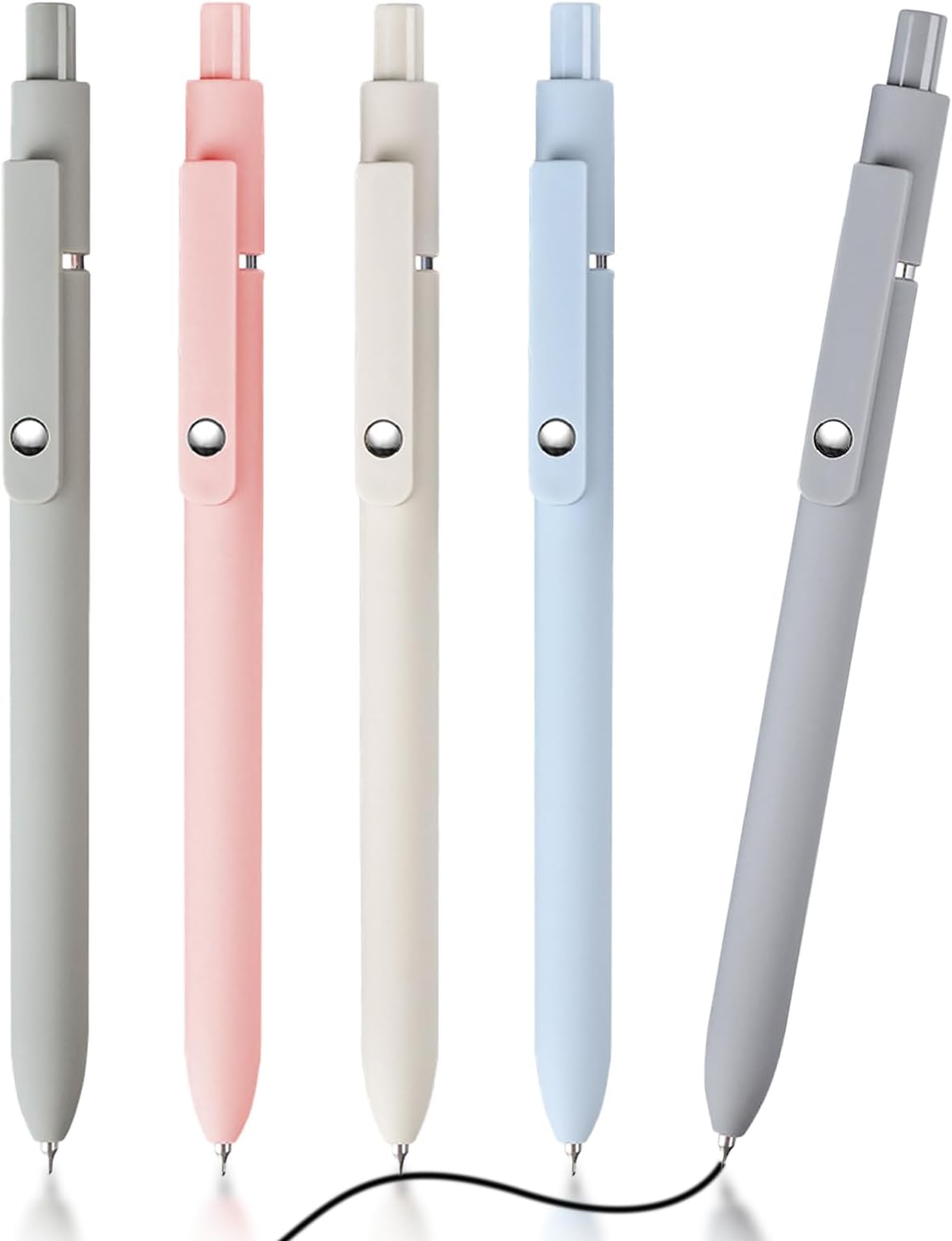 Cobee Aesthetic Kugelschreiber, 0,5 mm einziehbare Gel Tintenstifte ...