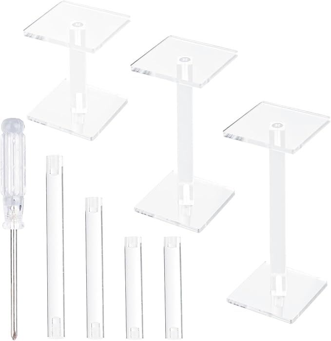 Amazon.com: 2pcs Flying Miniatures Combat Risers, Adjustable Height ...