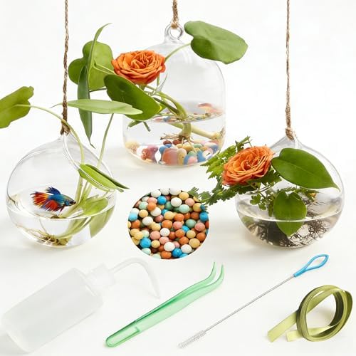 Amazon.com: 3 Pack Hanging Propagation Stations with Care Tool Kit ...