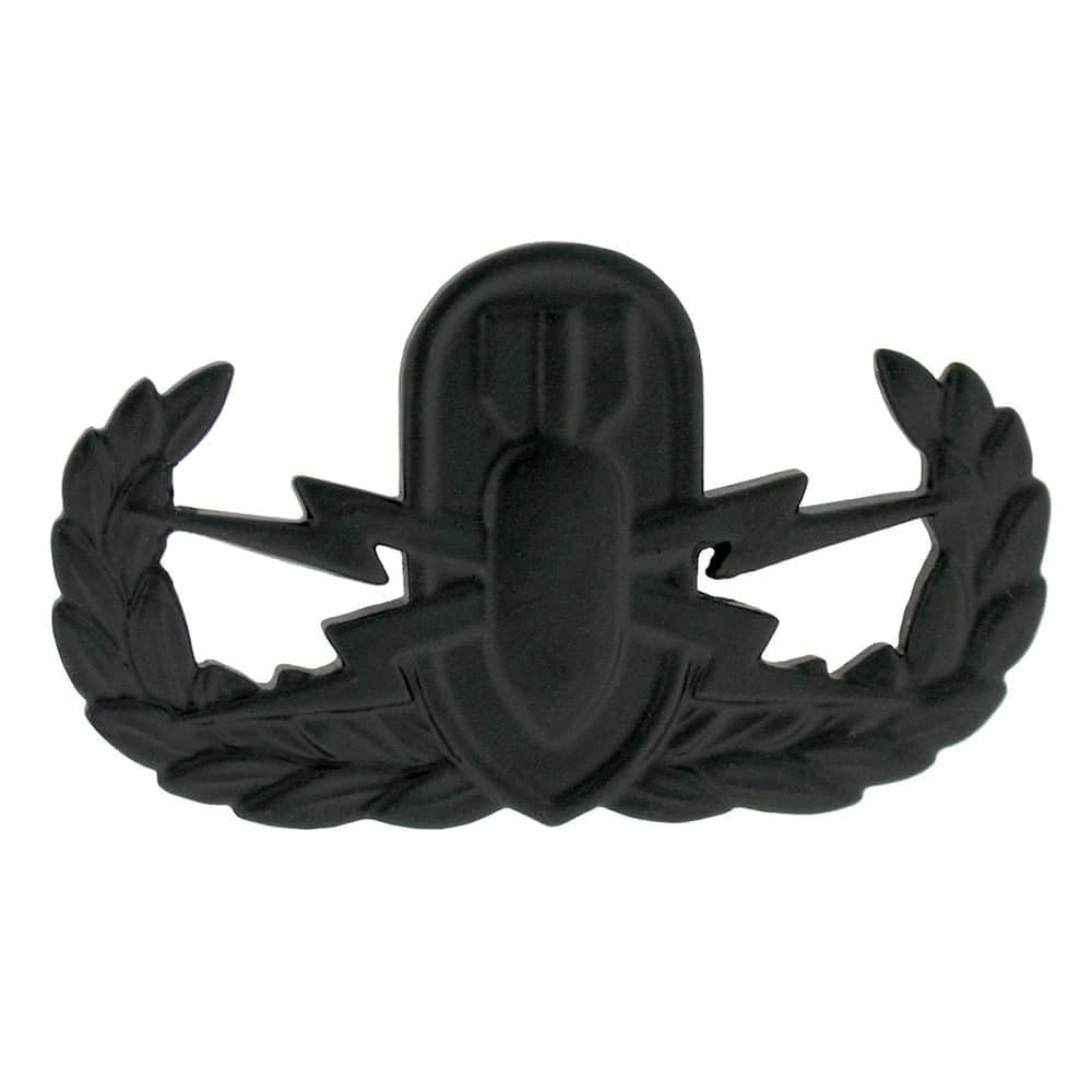 Amazon.com: Explosive Ordnance Disposal EOD Basic Black Pin-on Army ...