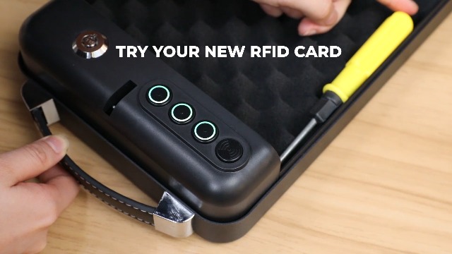 Watch Machir Deluxe Portable RFID Safe with Digital Combo Lock on ...