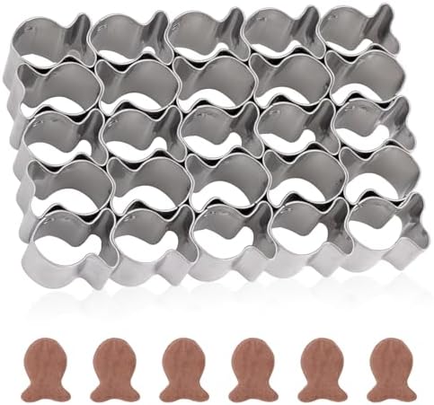 Amazon.com: Goldfish Cracker Cutter, 3.86x2.56x0.79in Mini Cookie ...