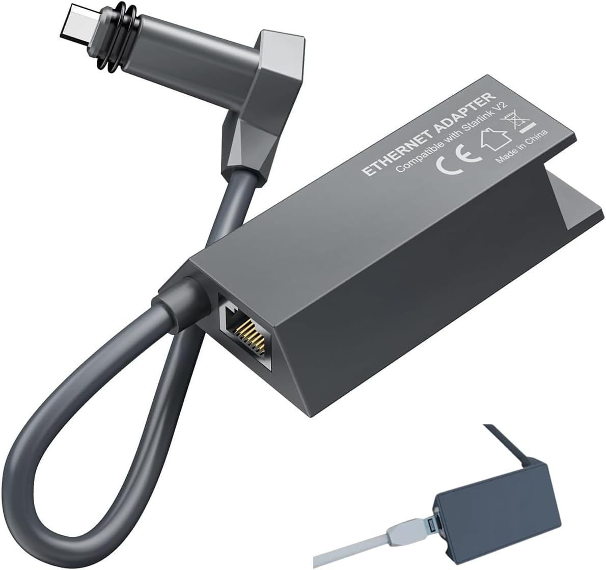 Amazon.com: Starlink Ethernet Adapter V2, Compatible with Gen 2 ...