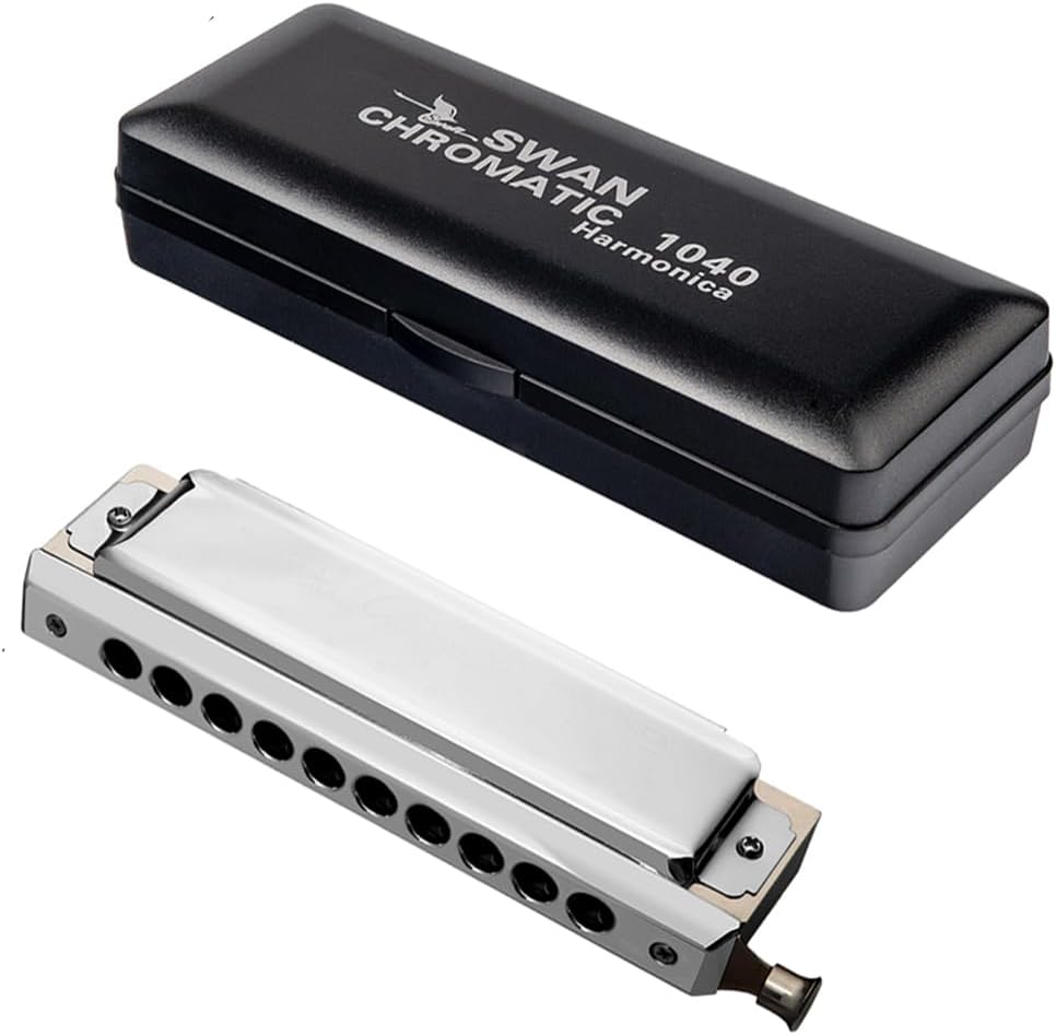 Amazon.com: Swan Chromatic Harmonica C Key 10/12/16 Holes 40/48/64 ...