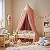 Amazon.com: Vhaso Cotton Kids Bed Canopy, Nursery Room Baby Crib ...