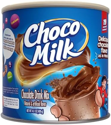 Amazon.com : Choco Milk Powdered Chocolate Drink Mix 14.1 oz (12-Pack ...