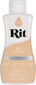 Amazon.com: Rit Dye Liquid – Wide Selection of Colors – 8 Oz. (Tan)