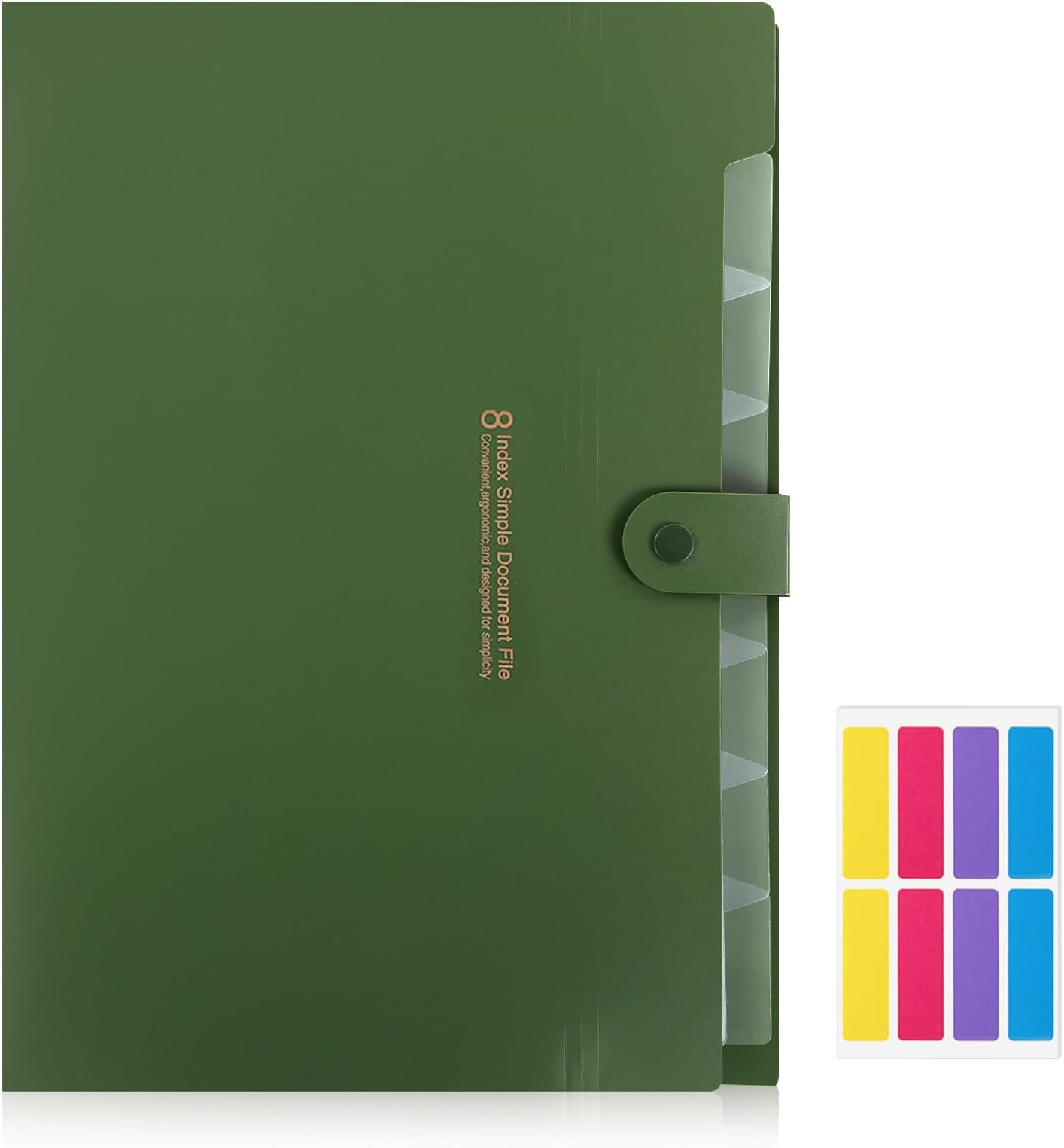 KONVINIT Expanding File Organiser A4 Expandable File Folder Document ...