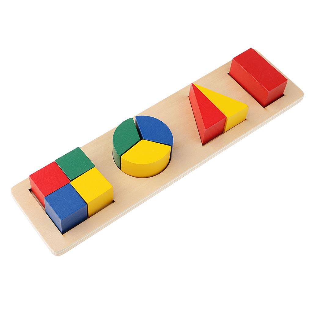 Montessori Geometry Multiple Learning Toy Geometry Puzzles Building ...