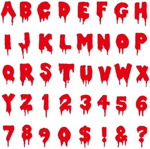 Amazon.com: 200 Pieces Halloween Bulletin Board Halloween Blood Cutout ...