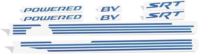 Amazon.com - Powered by SRT Scat Pack Engine Cover Overlay Decals for ...