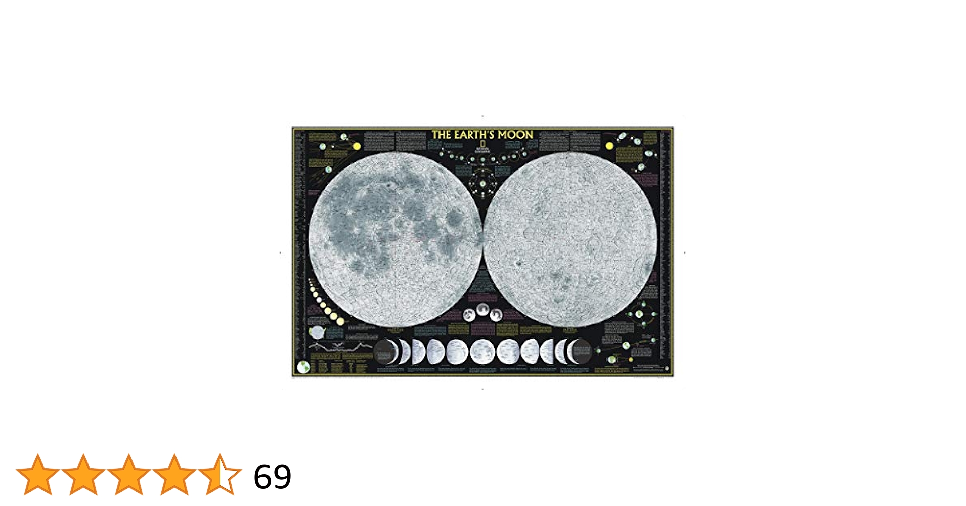 National Geographic Moon Map