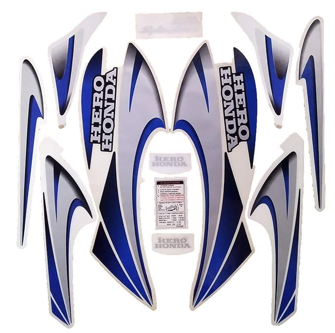 KARKEEN Splendor+ Stickers & Decals kit - Full Body Graphics |Vinyl ...