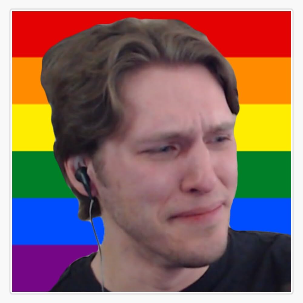 Amazon.com - Jerma Crying Bumper Sticker Vinyl Decal 5"