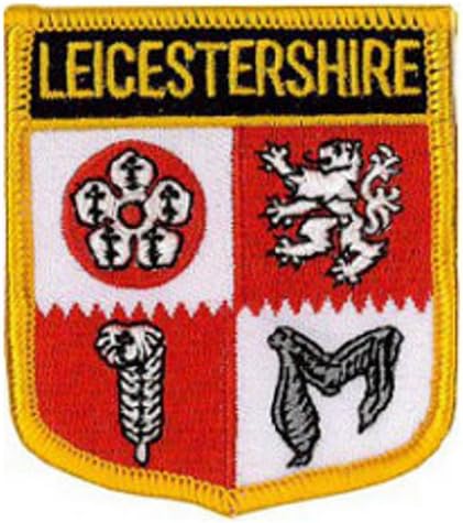 Klicnow Durham County (Shield) Embroidered Patch 6cm X 7cm (2 1/2" X 2 ...