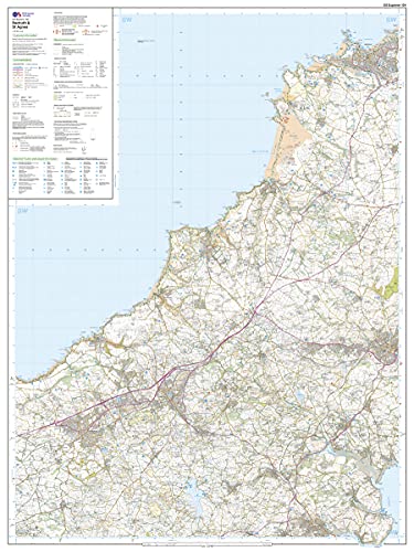 Redruth & St Agnes Map | Camborne & Perranporth | Ordnance Survey | OS ...