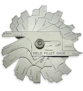 RIVERWELD 7 Piece Fillet Weld Set Gage MG-11 Rl Gauge Depth Gauges ...