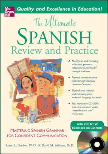 Amazon.com: The Ultimate Spanish Review and Practice w/CD-ROM (UItimate ...