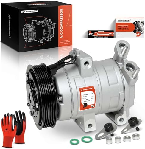 A-Premium Air Conditioner AC Compressor with Clutch Compatible with ...