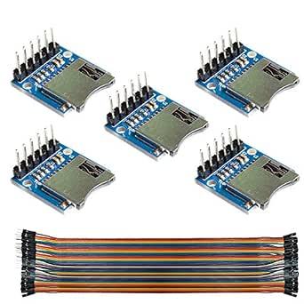 DAOKI 5Pcs TF Micro SD Card Module Memory Shield Module Micro SD ...