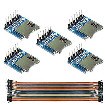 DAOKI 5Pcs TF Micro SD Card Module Memory Shield Module Micro SD ...