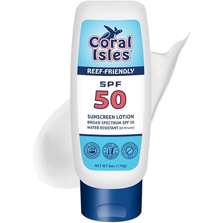Amazon.com: Reef Safe Sunscreen SPF 30+ All Natural, Water Resistant ...