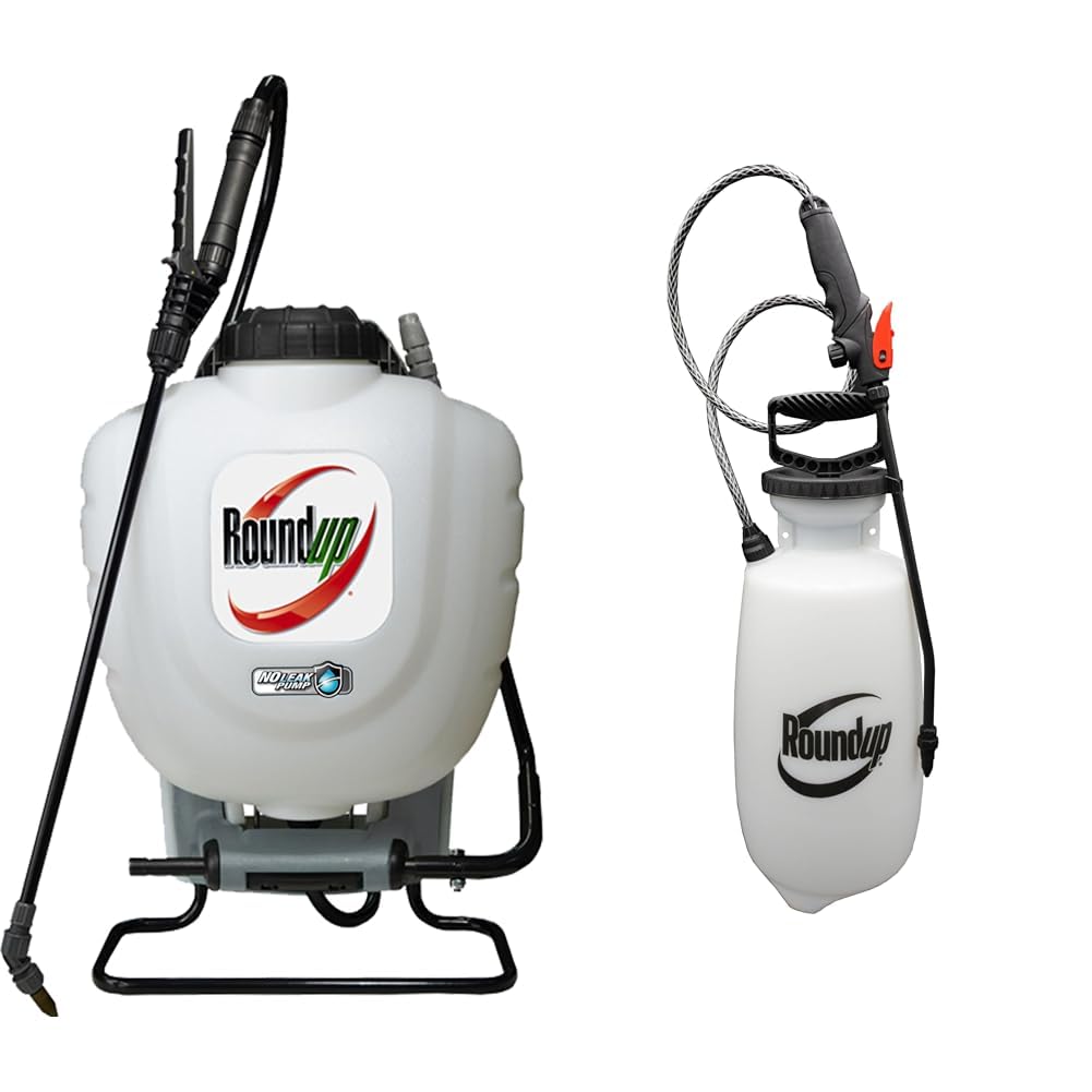 Amazon.com : Roundup 190327 4 Gallon No Leak Pump Backpack Sprayer and ...