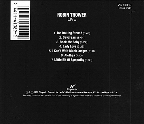 Robin Trower - Robin Trower Live! - Amazon.com Music