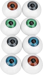 CLISPEED 4 Pairs Halloween Hollow Eyeballs Horror Eyepieces Props 26mm ...