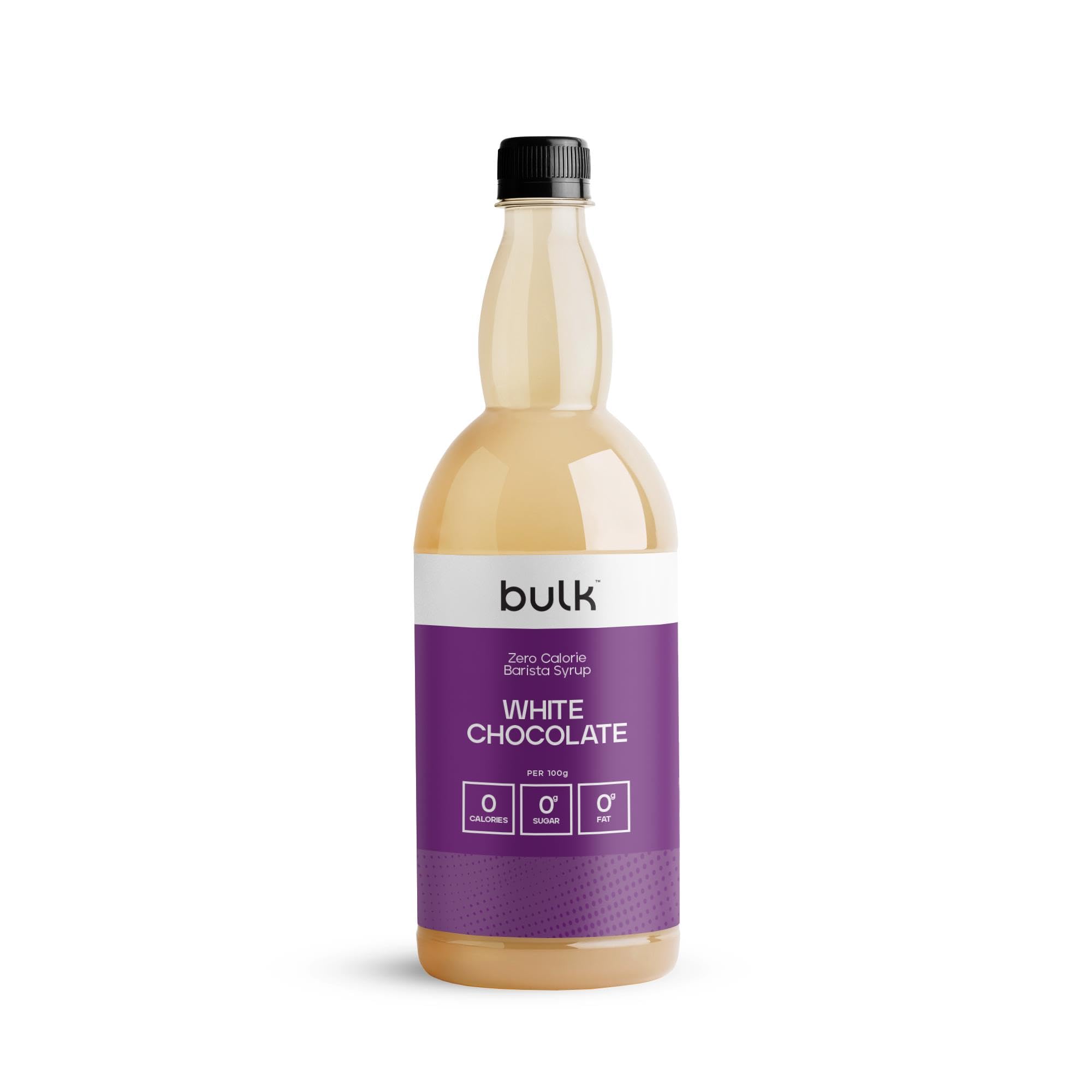Bulk Zero Calorie Barista Syrups, Sugar Free, White Chocolate, 1000 ml ...