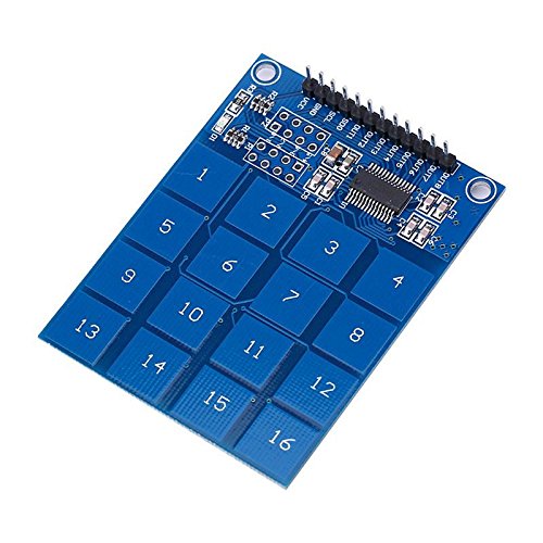 Techleads Ttp229 Keyboard 16Channel Capacitive Touch Pad Sensor Switch ...
