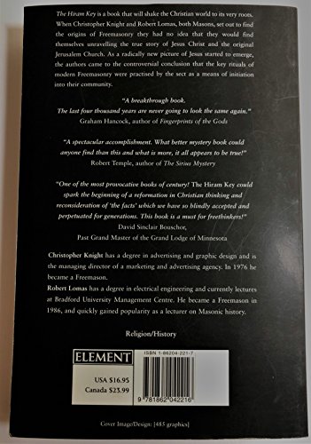 Snapklik.com : The Hiram Key: Pharaohs, Freemasons And The Discovery Of ...