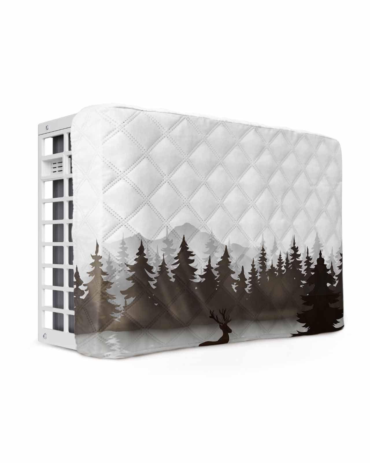 Amazon.com: Dear Forest Indoor Air Conditioner Cover for Window Units ...