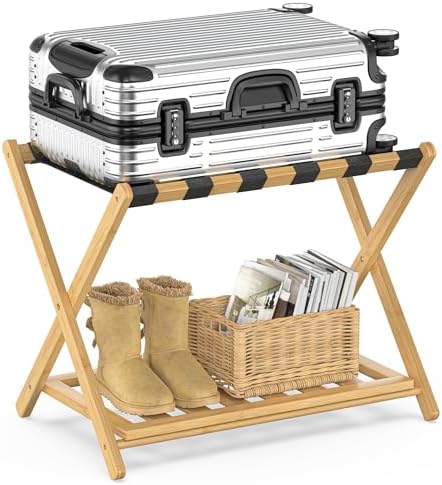 Amazon.com: Luxury Expandable Luggage Rack for All Suitcase Sizes ...