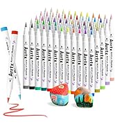 Amazon.com: Arrtx Acrylic Paint Pens, 58 Colors for Rock Painting ...