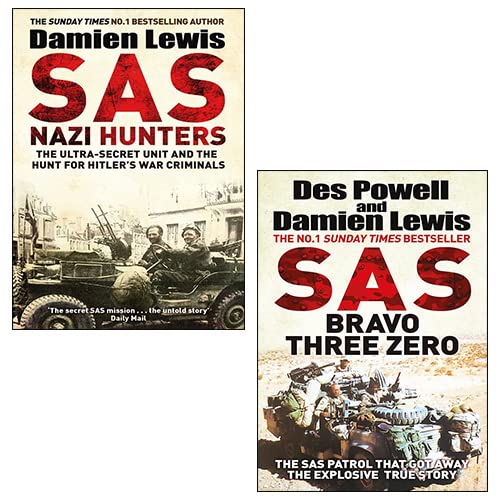 Damien Lewis 2 Books Collection Set (SAS Bravo Three Zero, SAS Nazi ...