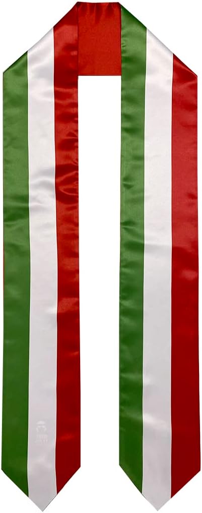 Amazon.com: Italy Italian Flag Graduation Stole/Sash/Scarf : Clothing ...