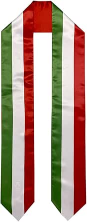 Amazon.com: Italy Italian Flag Graduation Stole/Sash/Scarf : Clothing ...