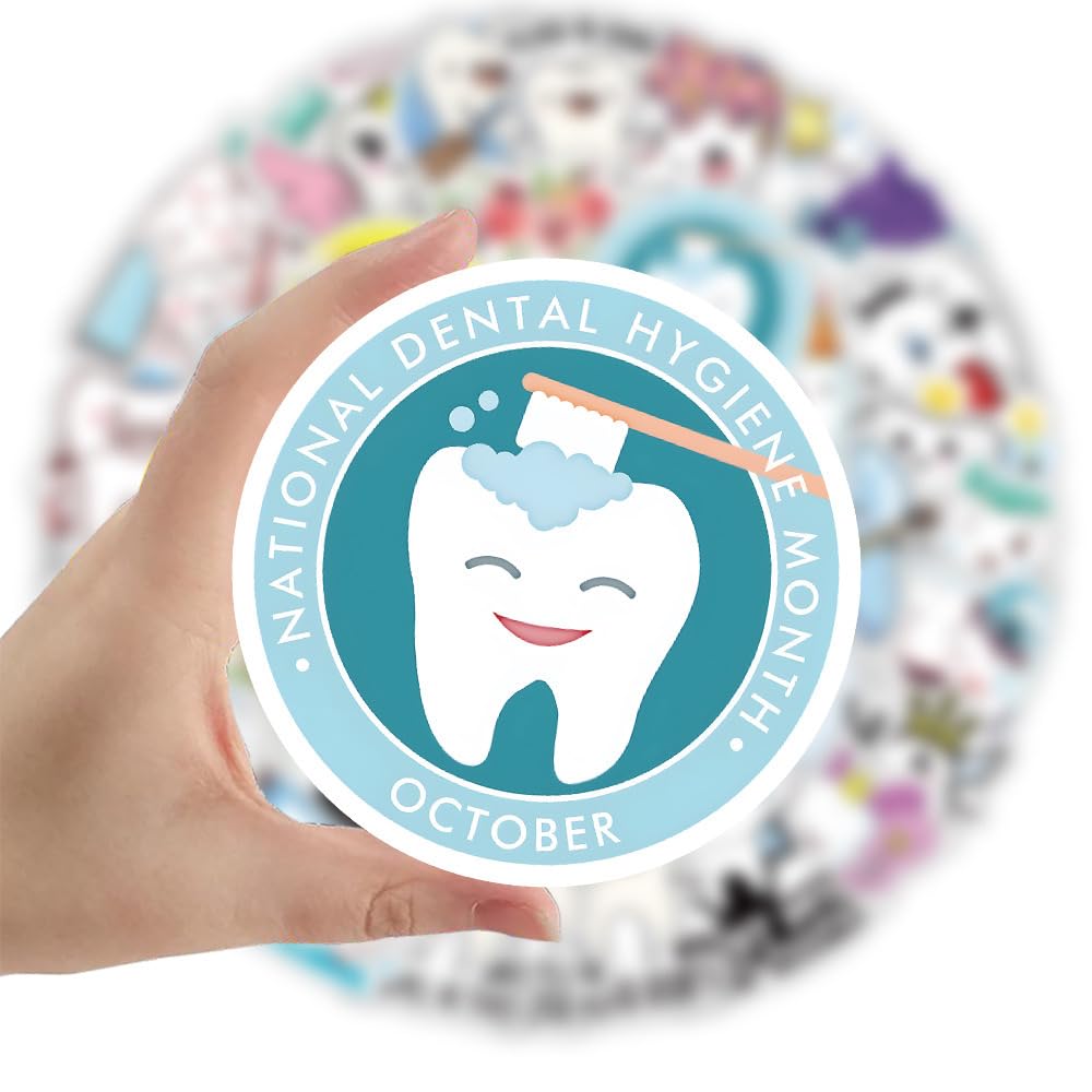 Snapklik.com : Tooth Stickers Decals, 100Pcs Dental Tooth Fairy ...