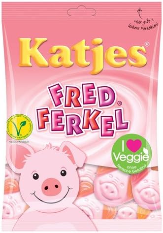 Amazon.com : German KATJES Fred Ferkel -Pigs gummy bears- Pack of 2 ...