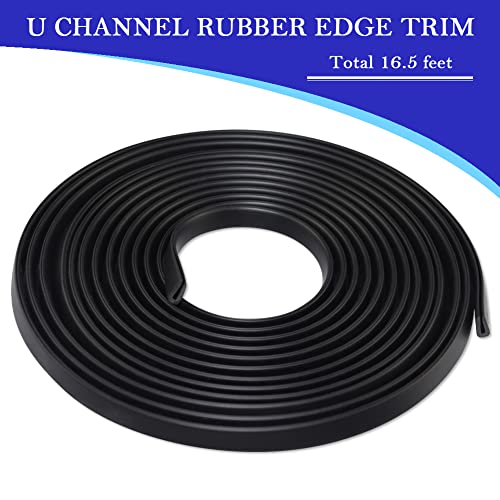 Snapklik.com : Rubber Edge Trim U Channel Rubber Seal Strip Rubber Edge ...