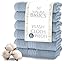 MAURA Basics Hand Towels for Bathroom with Hanging Hook Loops. Soft ...
